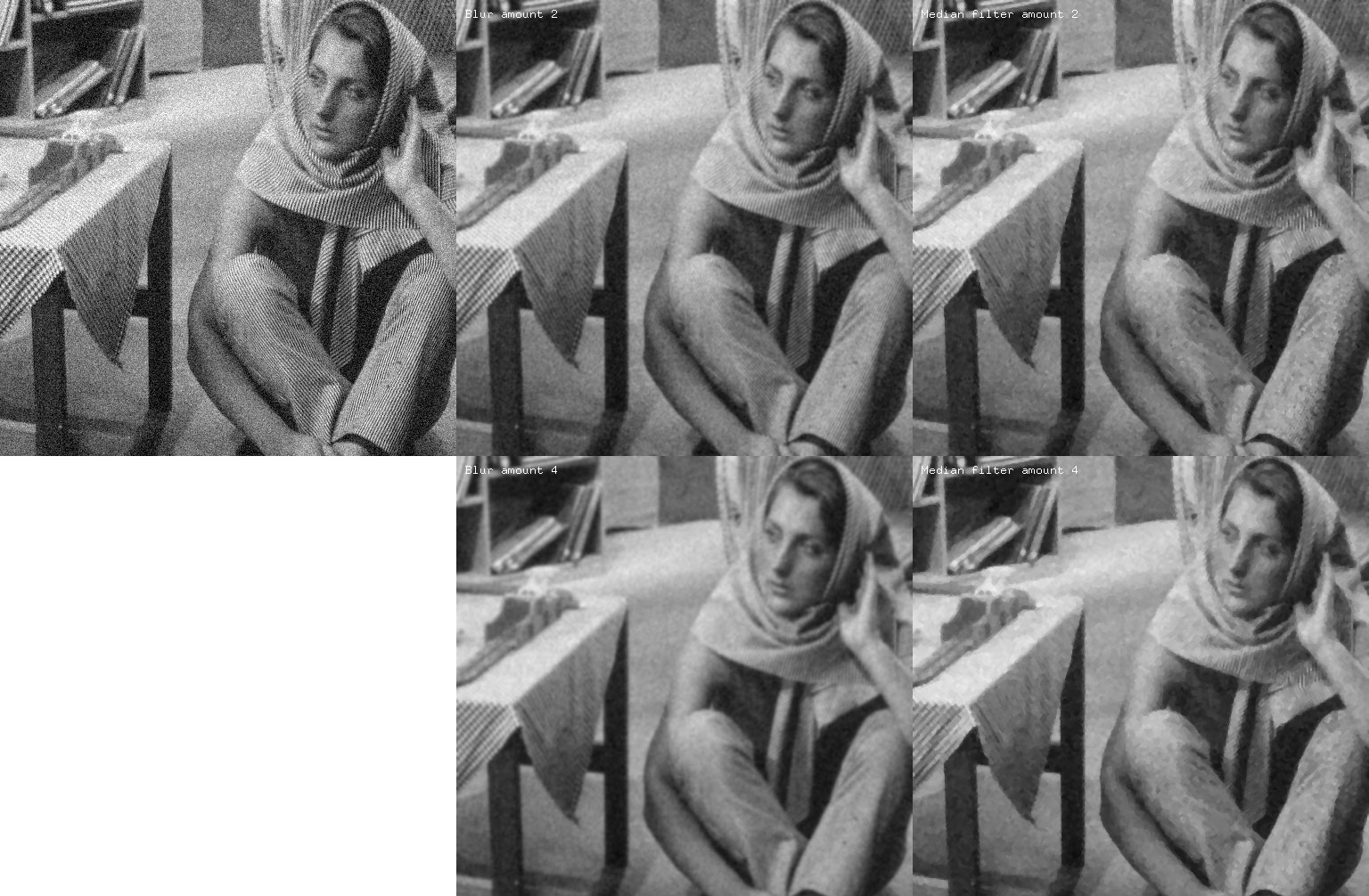 Gaussian Blur And Median Filtering On A Noisy Image Bruzed Gaussian Blur And Median Filtering On A Noisy Image Bruzed